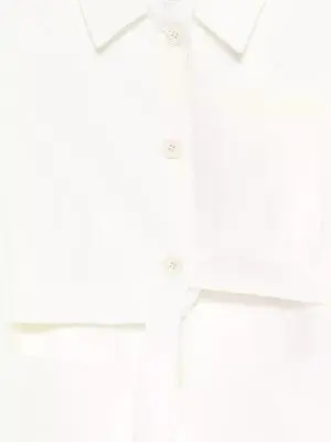 Eleventy Short Sleeve Belted Jacket