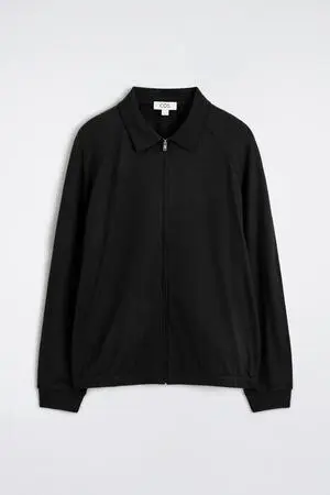 Cos Wool-jersey Bomber Jacket