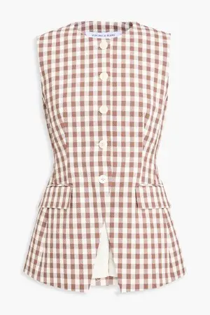 Veronica Beard Lois Gingham Vest