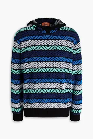 Missoni Bouclé-knit Cotton-blend Hoodie