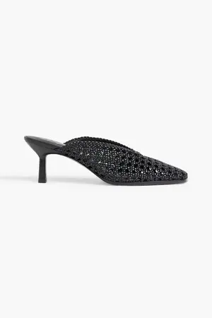 3.1 Phillip Lim Id Macramé Leather Mules