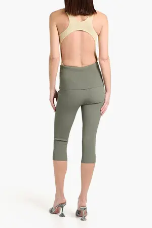 3.1 Phillip Lim Cropped Ribbedknit Leggings