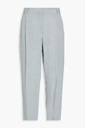 Grey Paperbag Trousers