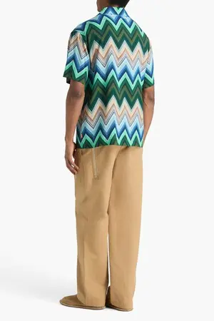 Missoni Printed Twill Shirt - Green