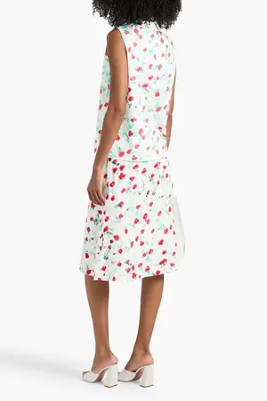 Marni Printed Cotton-poplin Top