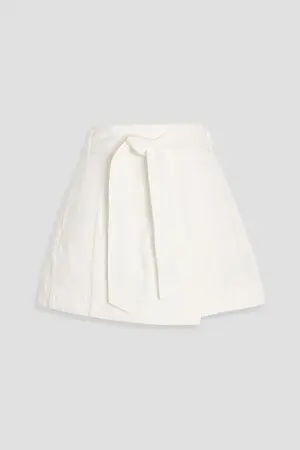 Veronica Beard Agee Cotton-twill Skort