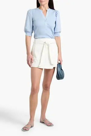 Veronica Beard Agee Cotton-twill Skort