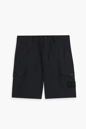 Stone Island Cotton-Canvas Cargo Shorts - Black