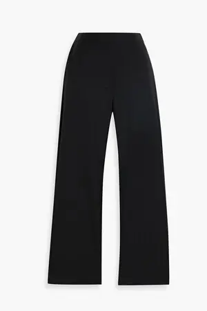 Loulou De Saison Cropped Wool-twill Slim-leg Pants - Black