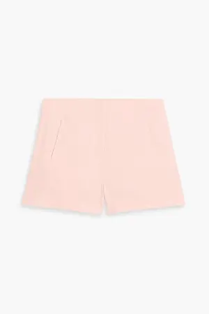 Veronica Beard Jazmin Linen-blend Twill Shorts - Baby Pink