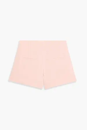 Veronica Beard Jazmin Linen-blend Twill Shorts - Baby Pink