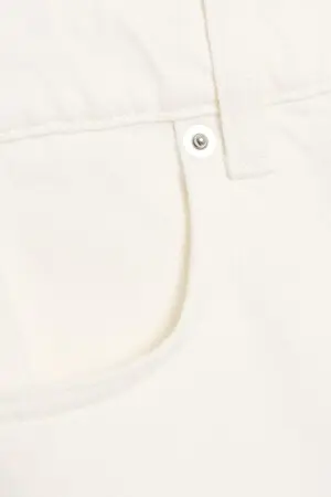 Loulou De Saison Isu Denim Shorts - Ivory
