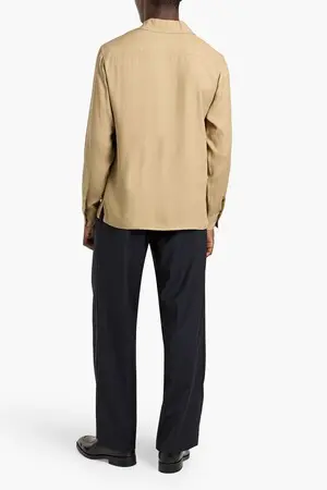 Sandro Wool-blend Trousers - Navy