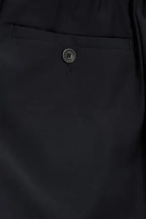 Sandro Wool-blend Trousers - Navy