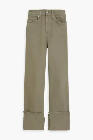 Veronica Beard Dylan Cropped Straight-leg Jeans