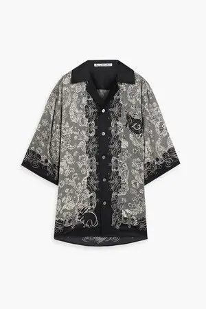 Men's Satin Camp Shirts
