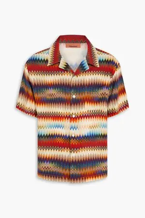 Missoni Printed Woven Shirt - Brick