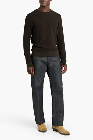 Sandro Waffle-knit Cotton Sweater