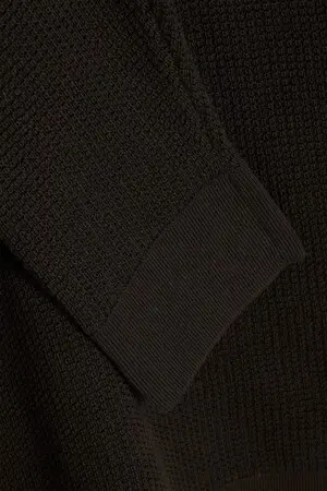 Sandro Waffle-knit Cotton Sweater