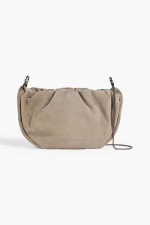 Brunello Cucinelli Suede Shoulder Bag