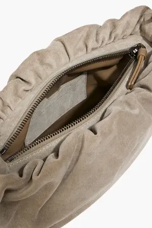Brunello Cucinelli Suede Shoulder Bag