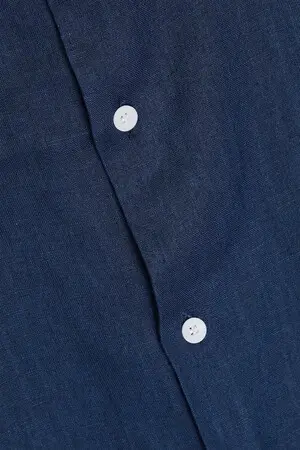 Sandro Linen Shirt - Navy
