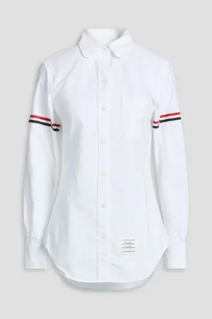 Thom Browne Cotton-piqué Shirt - White