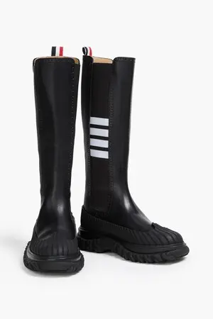 Thom Browne Leather Knee Boots
