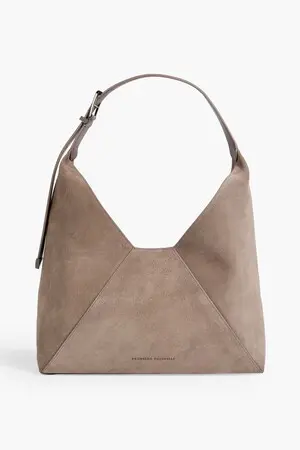 Brunello Cucinelli Suede Shoulder Bag