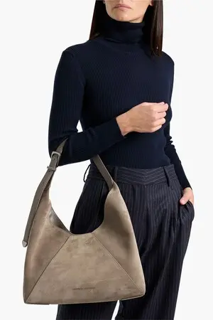 Brunello Cucinelli Suede Shoulder Bag