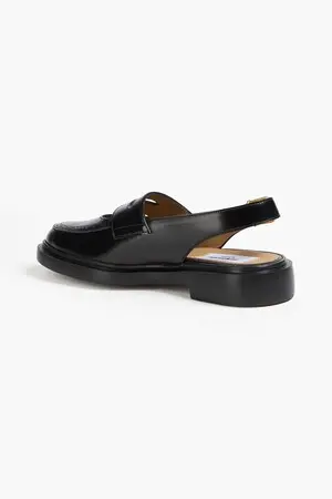 Thom Browne Perforated Leather Slingback Loafers