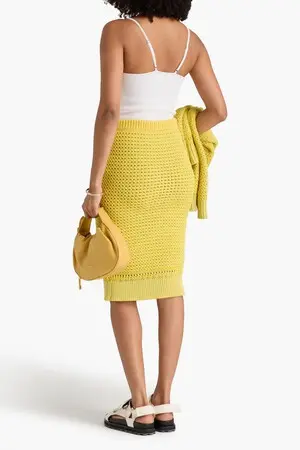 3.1 Phillip Lim Crochet-knit Pencil Skirt