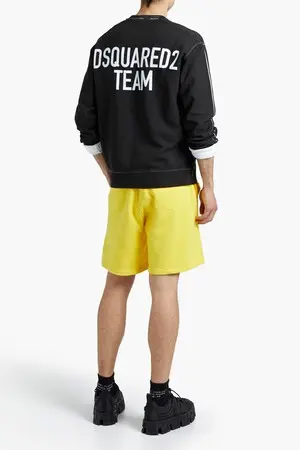 Dsquared2 Printed Cotton-fleece Sweatshirt