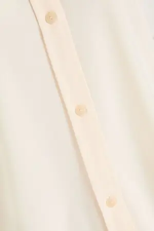 Vince Stretch-jersey Shirt - Cream