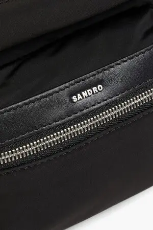 Sandro Leather-trimmed Belt Bag