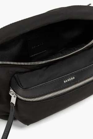 Sandro Leather-trimmed Belt Bag