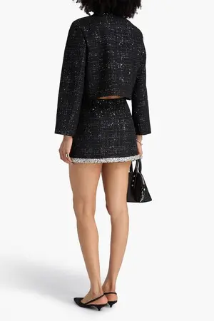 Maje Sequin-embellished Tweed Jacket