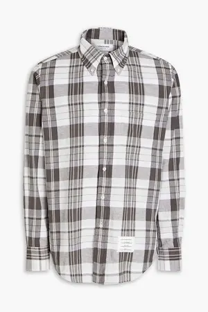 Thom Browne Checked Cotton Shirt
