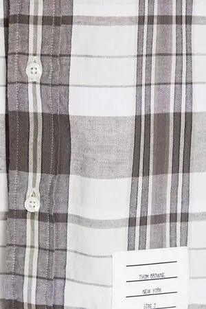 Thom Browne Checked Cotton Shirt