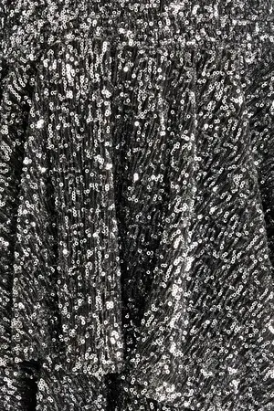 Maje Tiered Sequined Tulle Mini Dress