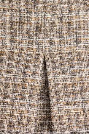 Maje Pleated Tweed Shorts