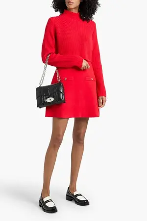 Maje Convertible Knitted Mini Dress And Sweater Set