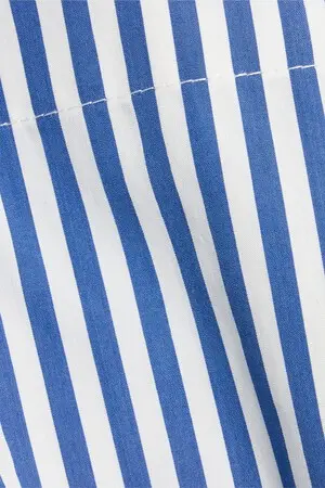 3.1 Phillip Lim Oxford Paneled Striped Mini Shirt Dress