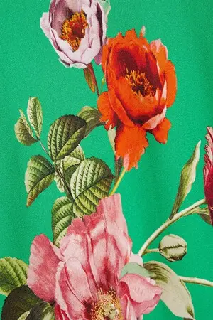Alice + Olivia Floral-print Crepe Maxi Dress