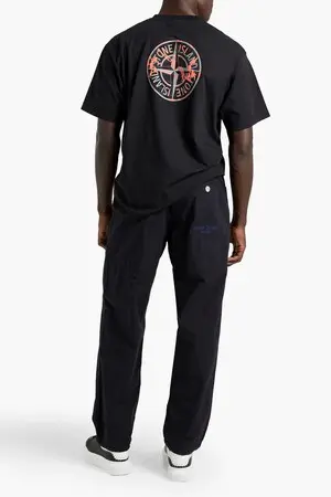 Stone Island Tapered Cotton Pants