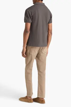 Frescobol Carioca Horacio Cottonpiqué Polo Shirt - Dark Gray