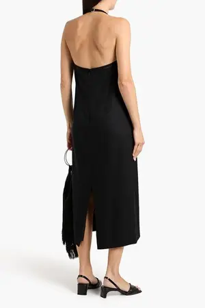 Vince Twill Halterneck Midi Dress
