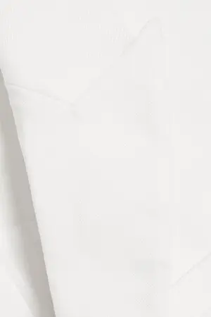 Veronica Beard Fairfax Linen-blend Twill Mini Dress - Off-white