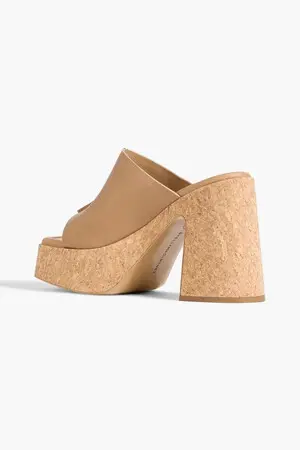 Stella McCartney Skylar Platform Mules - Light Brown