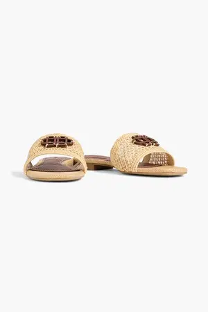 Simkhai Delphi Raffia Slides